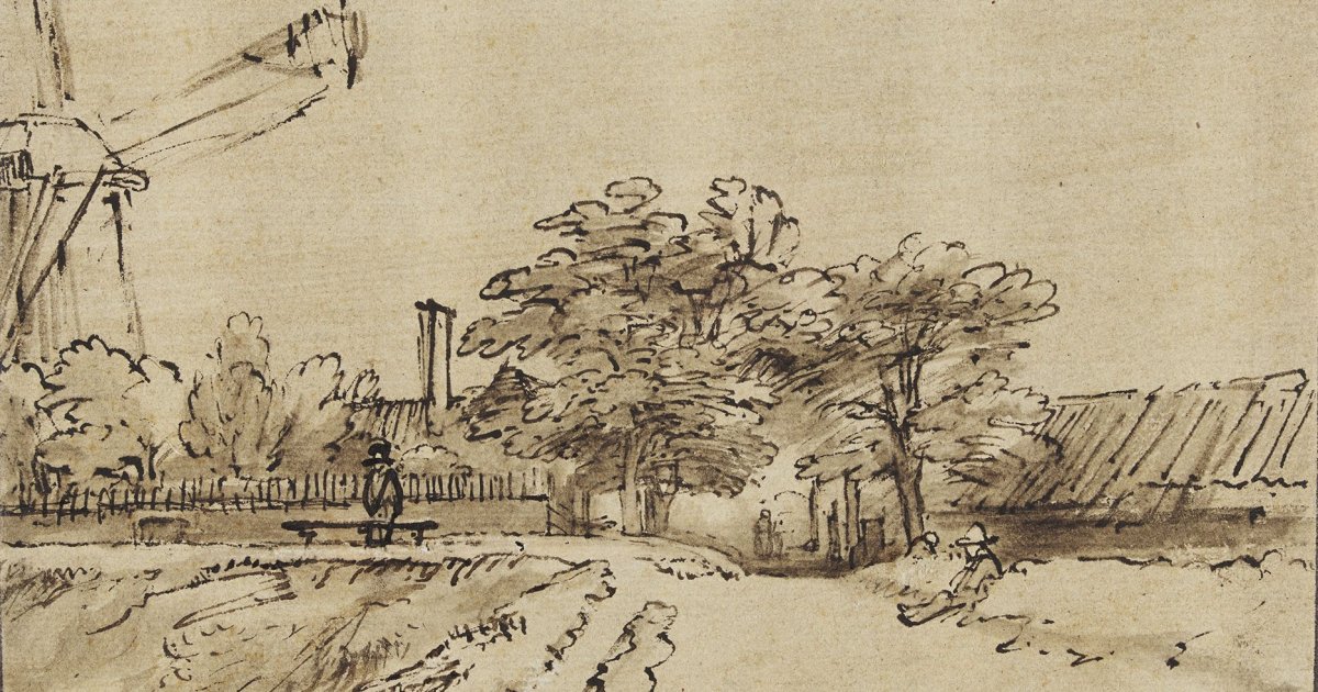 En route ! Dutch Landscape Drawings