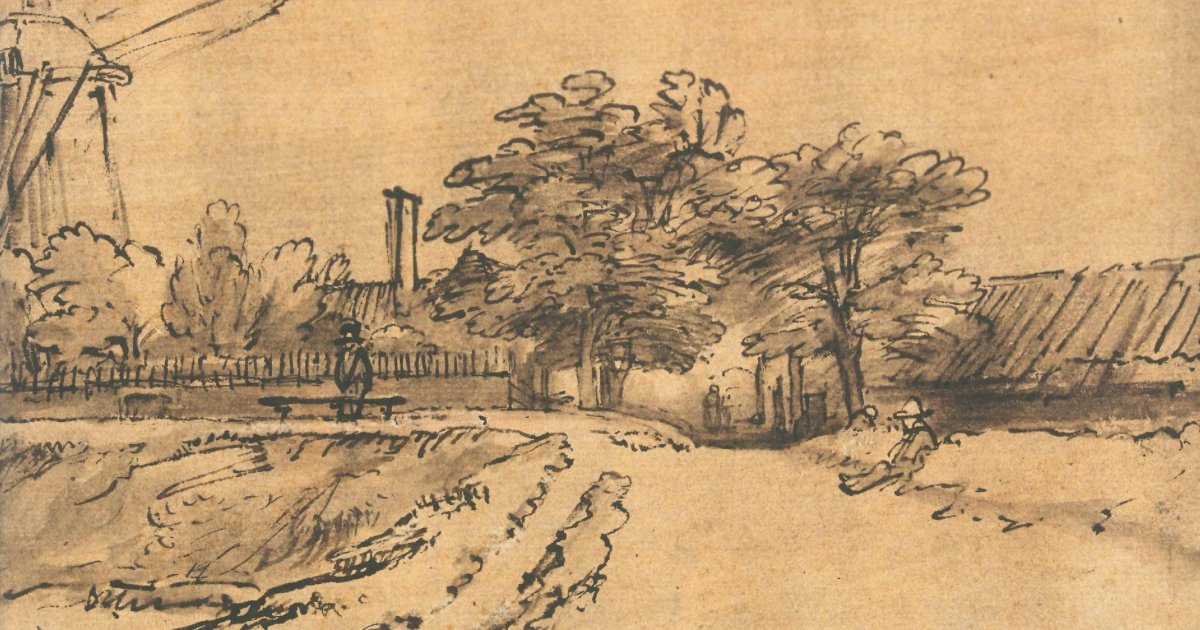 En route ! Dutch Landscape Drawings